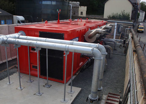 Containerized Fire Water Pump Set with Submersible Lift Pumps | Hydrodiesel