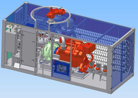Containerized Fire Water Pump Set | Hydrodiesel