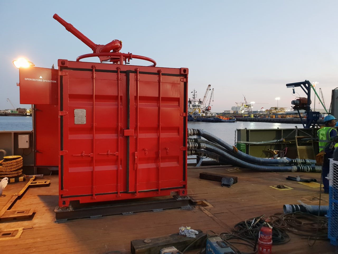 READILY AVAILABLE – Containerized Fire Fighting System – 1200 m³/h ...