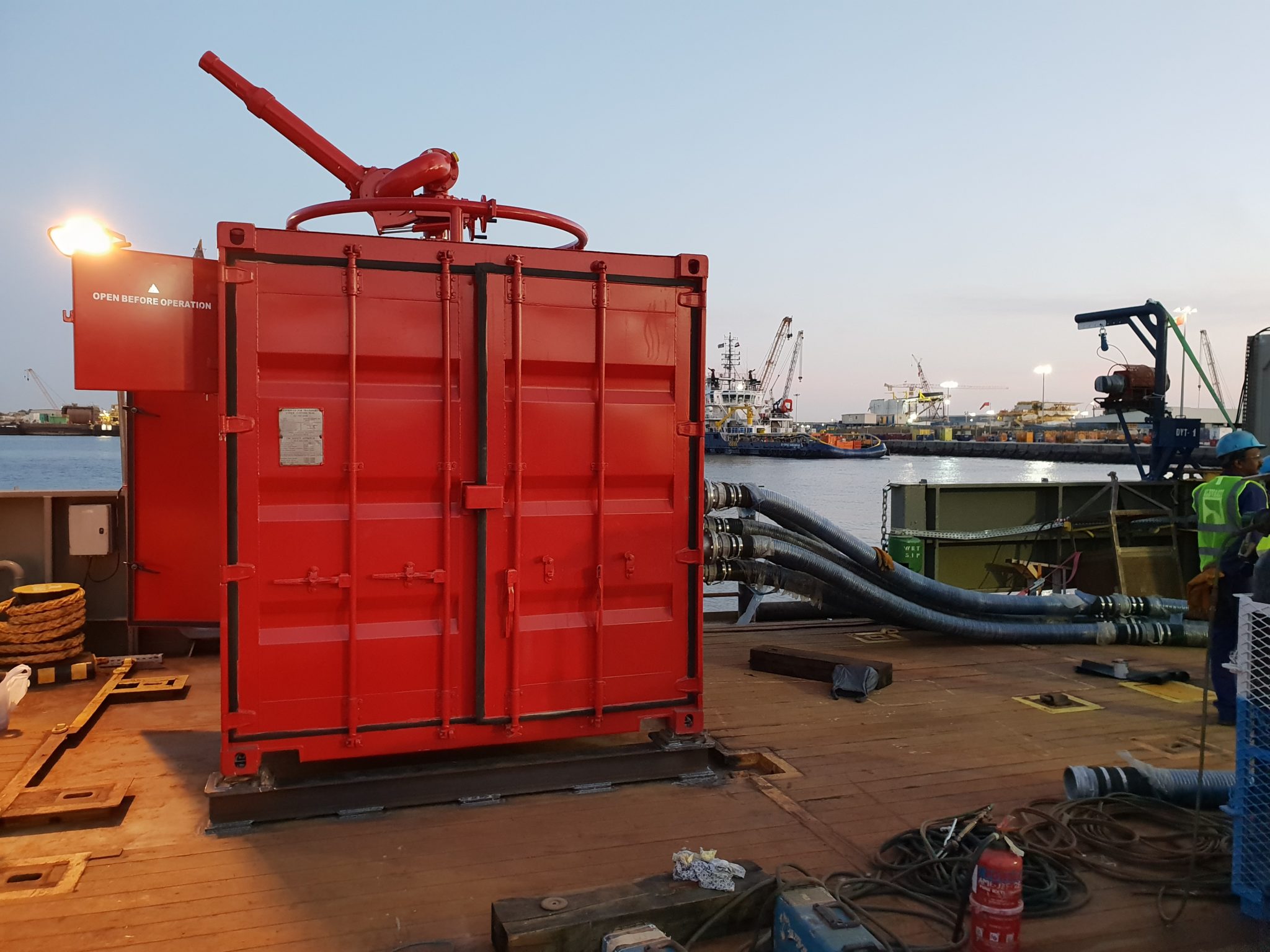READILY AVAILABLE – Containerized Fire Fighting System – 1200 m³/h ...