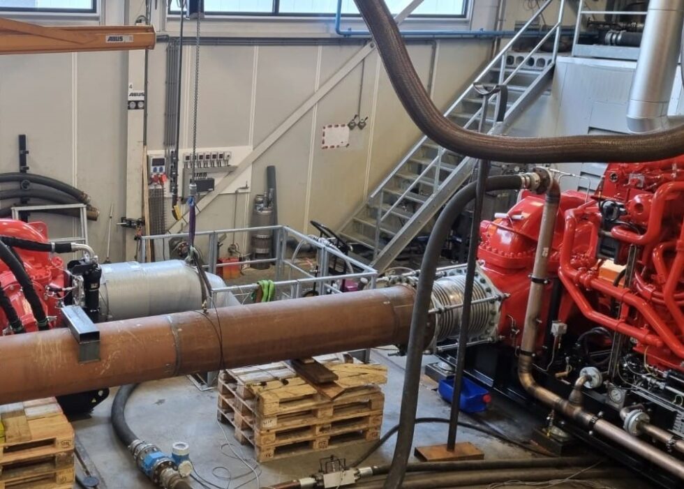 Work in progress Fire Water Pump system FPSO | Hydrodiesel