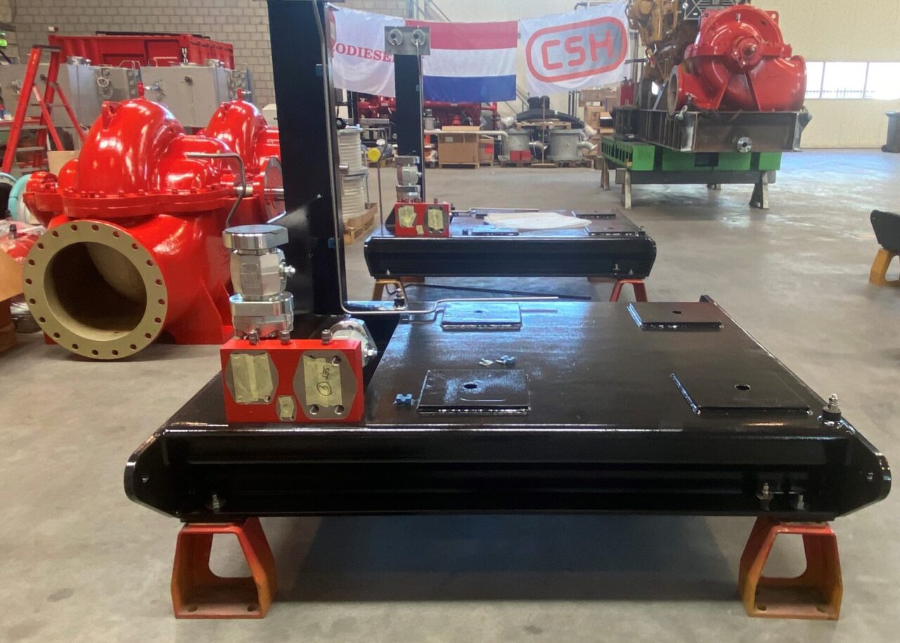 Start assembly of another offshore Fire Water Pump system FPSO ...